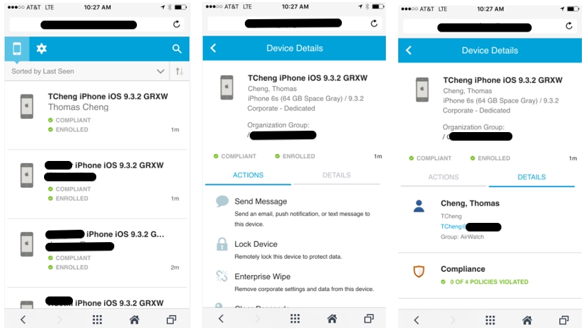 VMware AirWatch Console “To Go” please! – Thomas Cheng