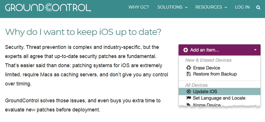 Schedule iOS Update with VMware AirWatch – Thomas Cheng