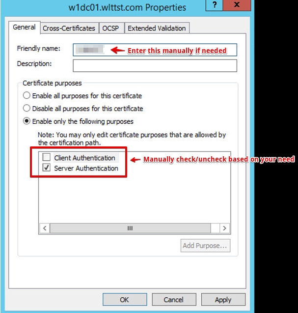 Generating self-signed certificate for domain controllers – Thomas Cheng