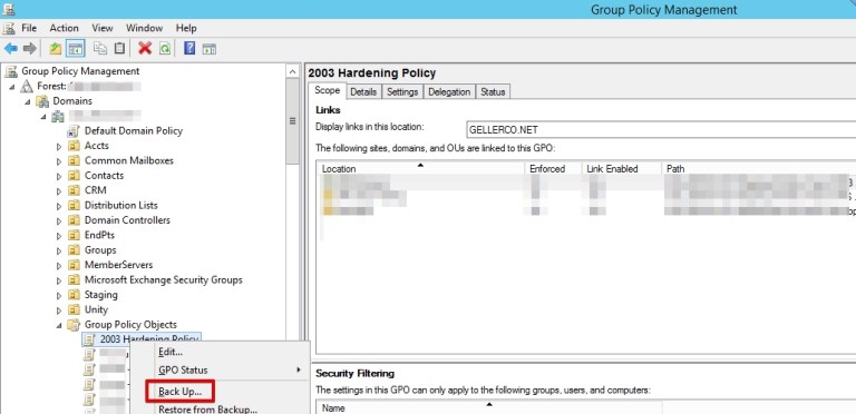 Exporting and Importing Group Policy Object between domains – Thomas Cheng