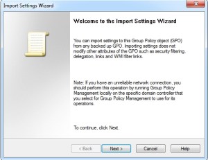Exporting and Importing Group Policy Object between domains – Thomas Cheng