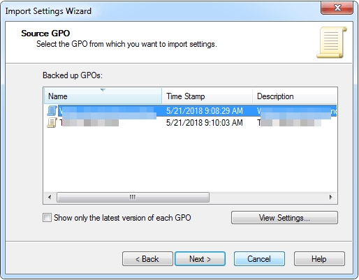 Exporting and Importing Group Policy Object between domains – Thomas Cheng