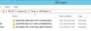 Exporting and Importing Group Policy Object between domains – Thomas Cheng