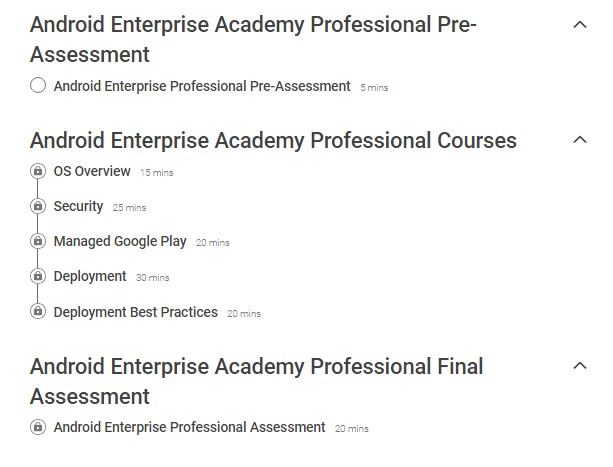 Getting certified in Android Enterprise Associate / Professional with ...