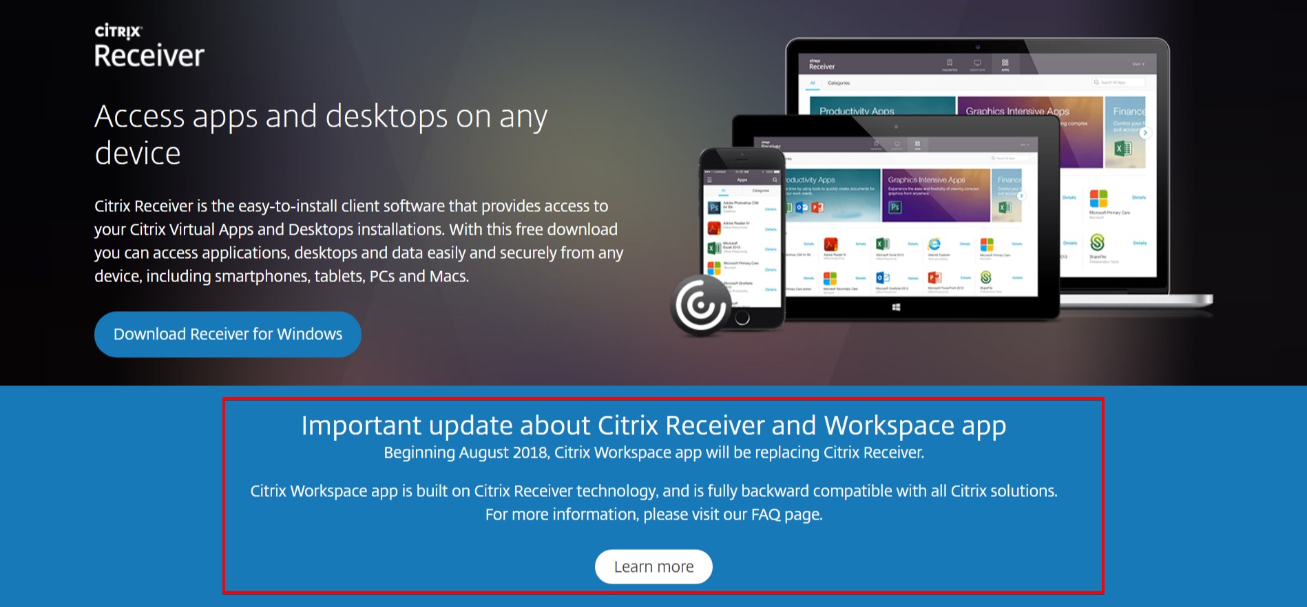 Bye bye, Citrix Receiver. Hello, Citrix Workspace app! – Thomas Cheng