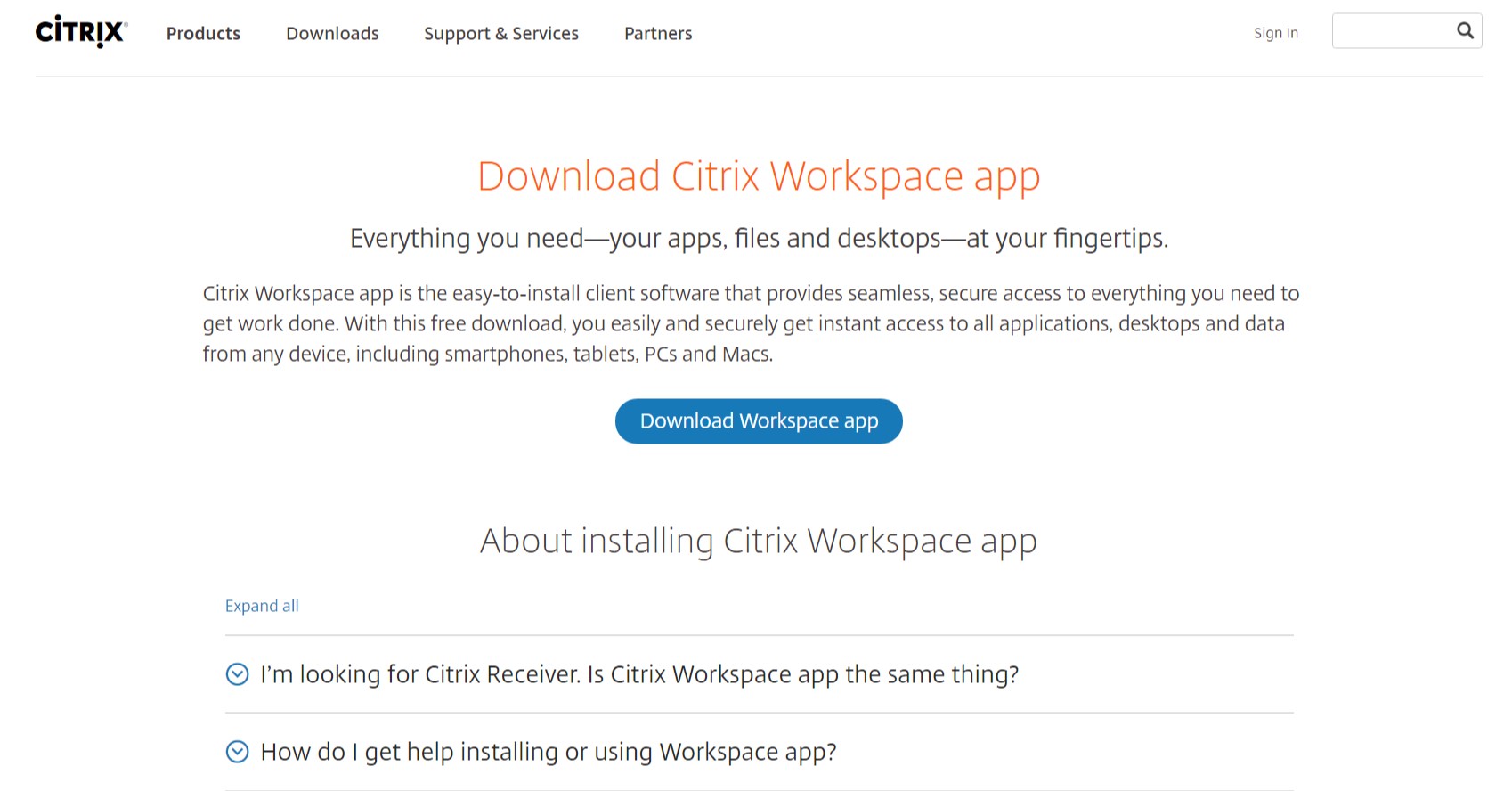 Bye bye, Citrix Receiver. Hello, Citrix Workspace app! – Thomas Cheng