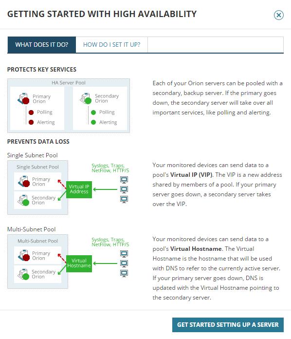 Setting up SolarWinds Orion High Availability (HA) to replace Failover ...