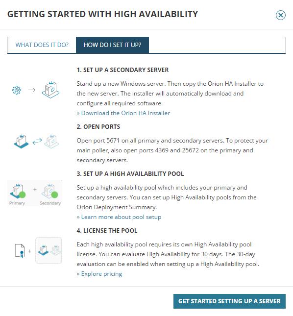 Setting up SolarWinds Orion High Availability (HA) to replace Failover ...