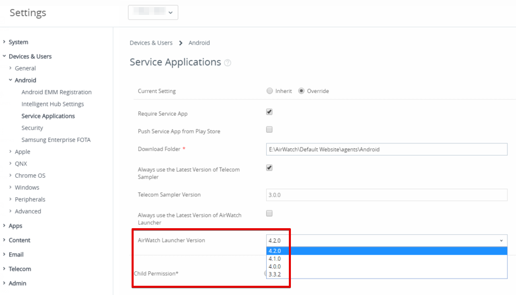Upgrade VMware Workspace ONE Launcher on Android – Thomas Cheng