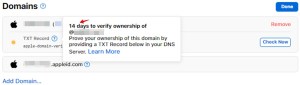 Steps to verify existing domain in Apple Business Manager (ABM ...
