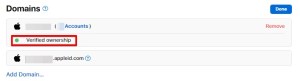 Steps to verify existing domain in Apple Business Manager (ABM ...