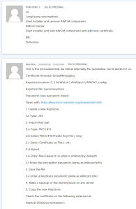 Updating Certificates for Workspace ONE UEM Services – Thomas Cheng